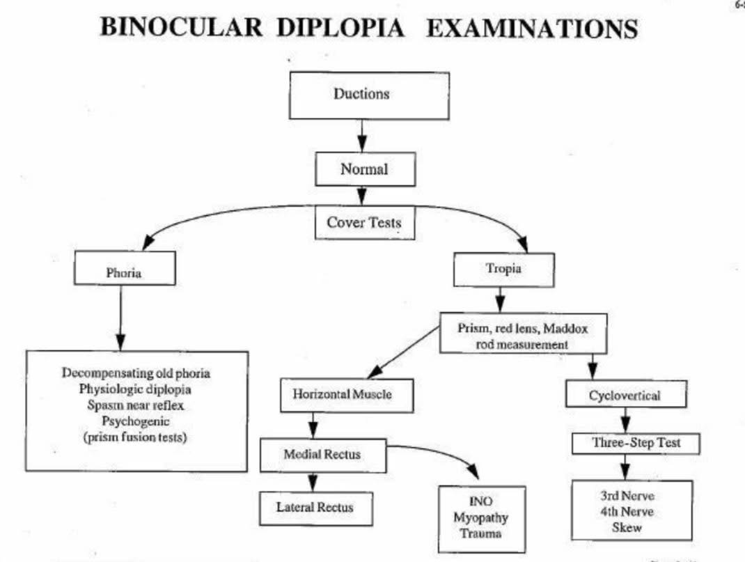 Understanding Binocular Diplopia Examinations. - Optometryskills